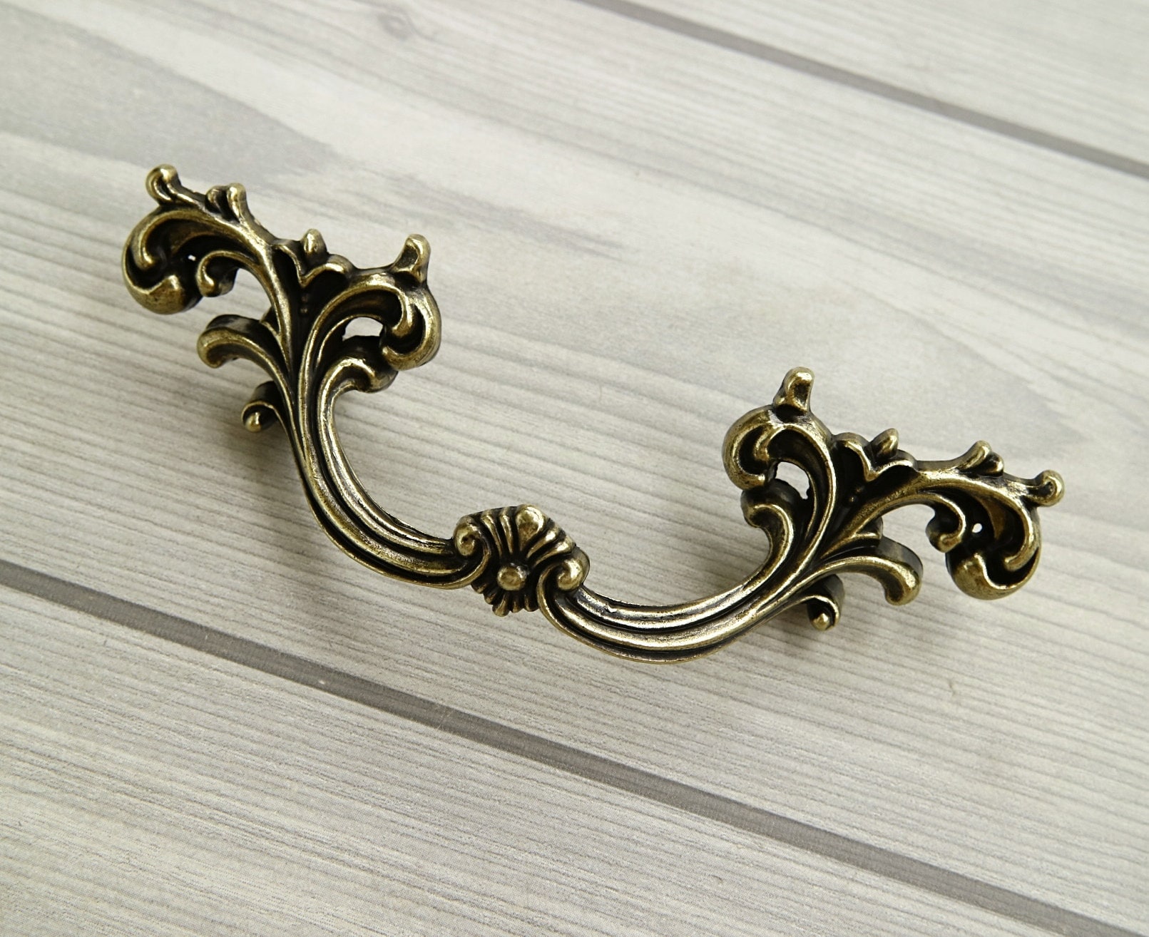 2.5 3.75 2 1/2 Antique bronze drawer handle knob | Etsy