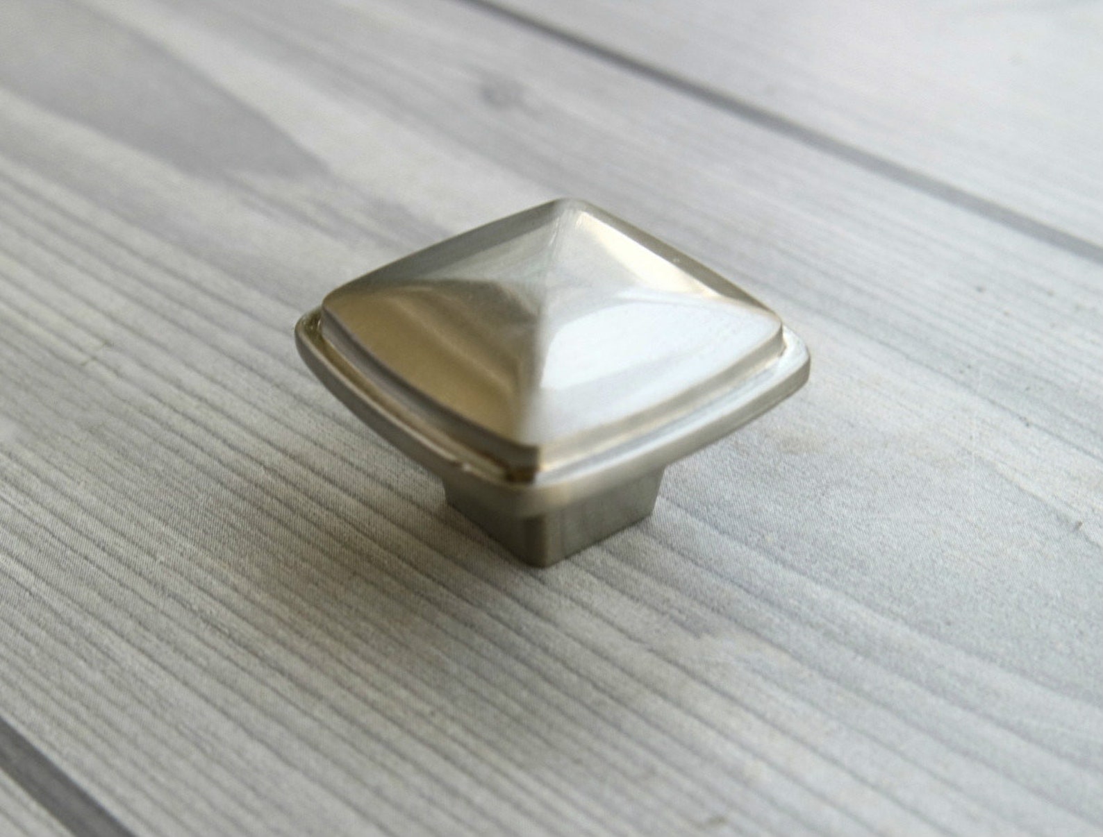 2.95 Silver Cabinet Cupboard Door Handle Square Drawer - Etsy