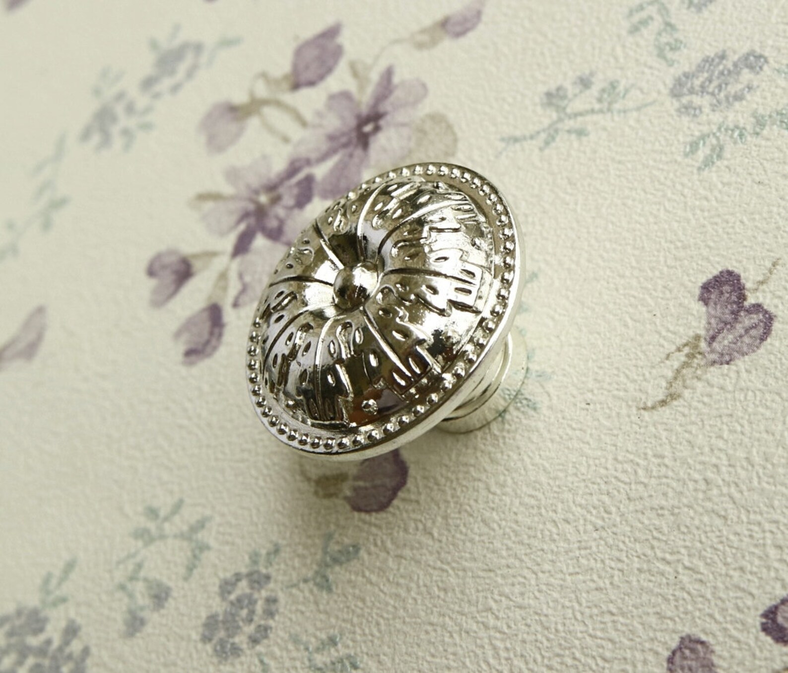 Shiny Silver Dresser Handle Knob Kitchen Cabinet Cupboard Door | Etsy