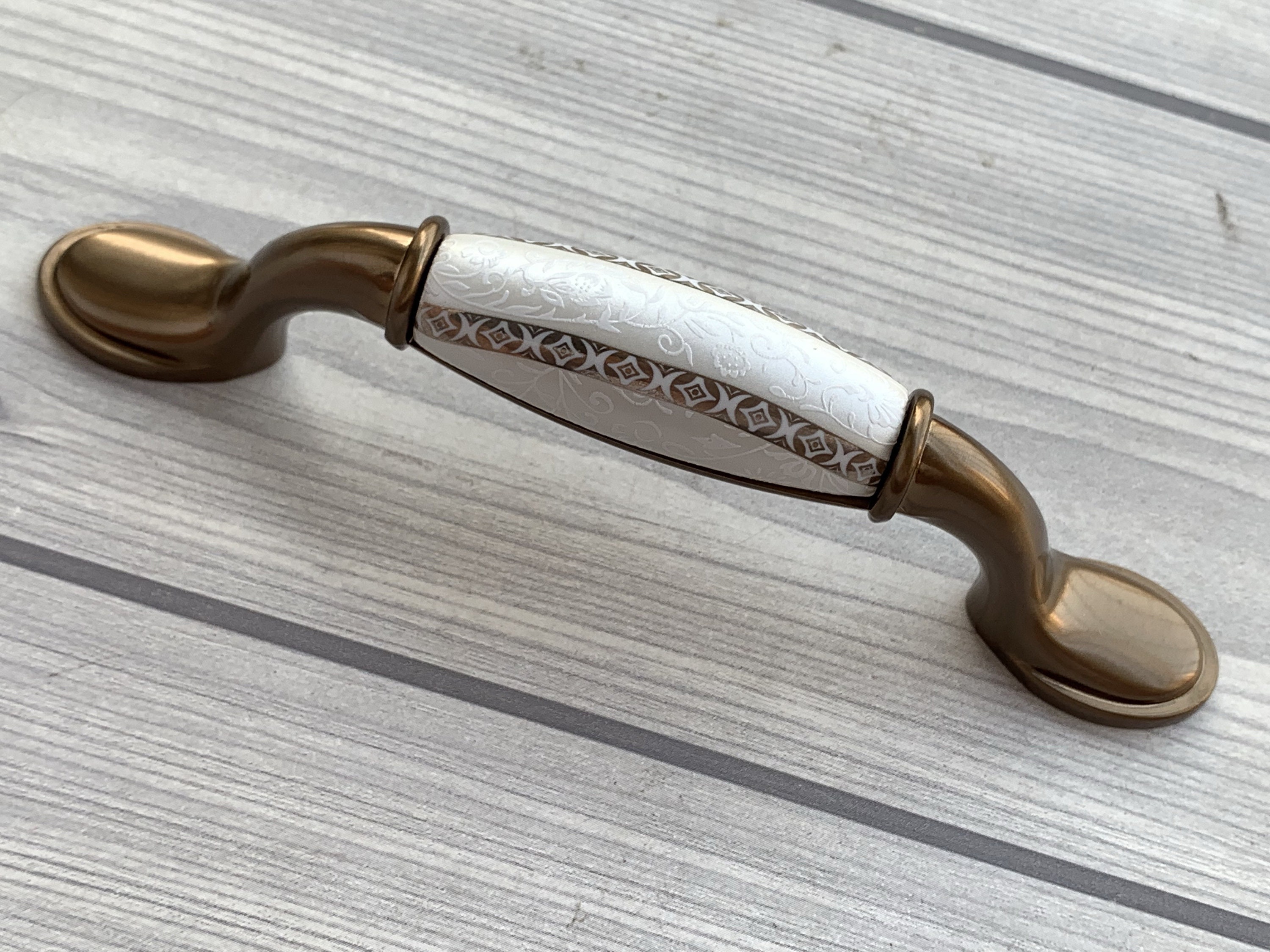 3.75 5 White Porcelain Drawer Handle Pull Ceramic Knob | Etsy
