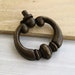 Vintage Style Drop Ring Handle Antique Bronze Dresser Knob - Etsy