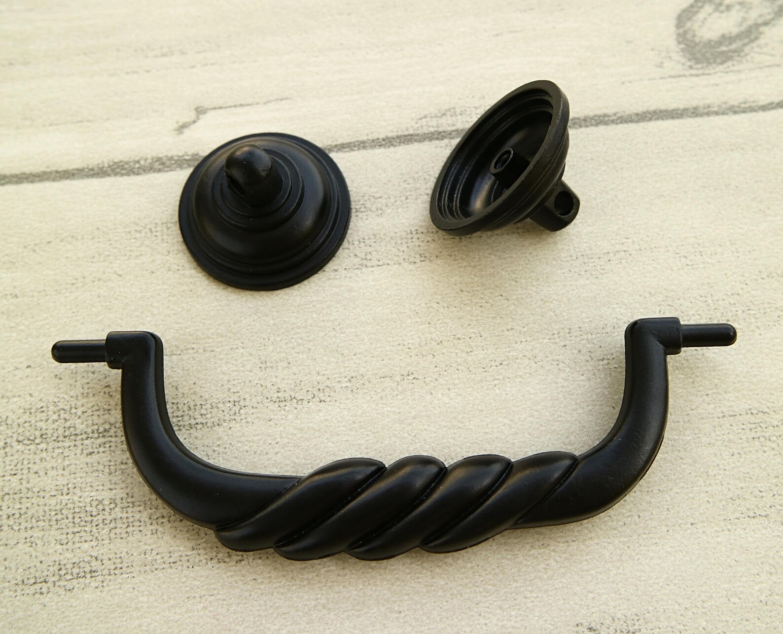 Drop Bail Handle Pull Black Drawer Swing Handle Drop Dresser - Etsy