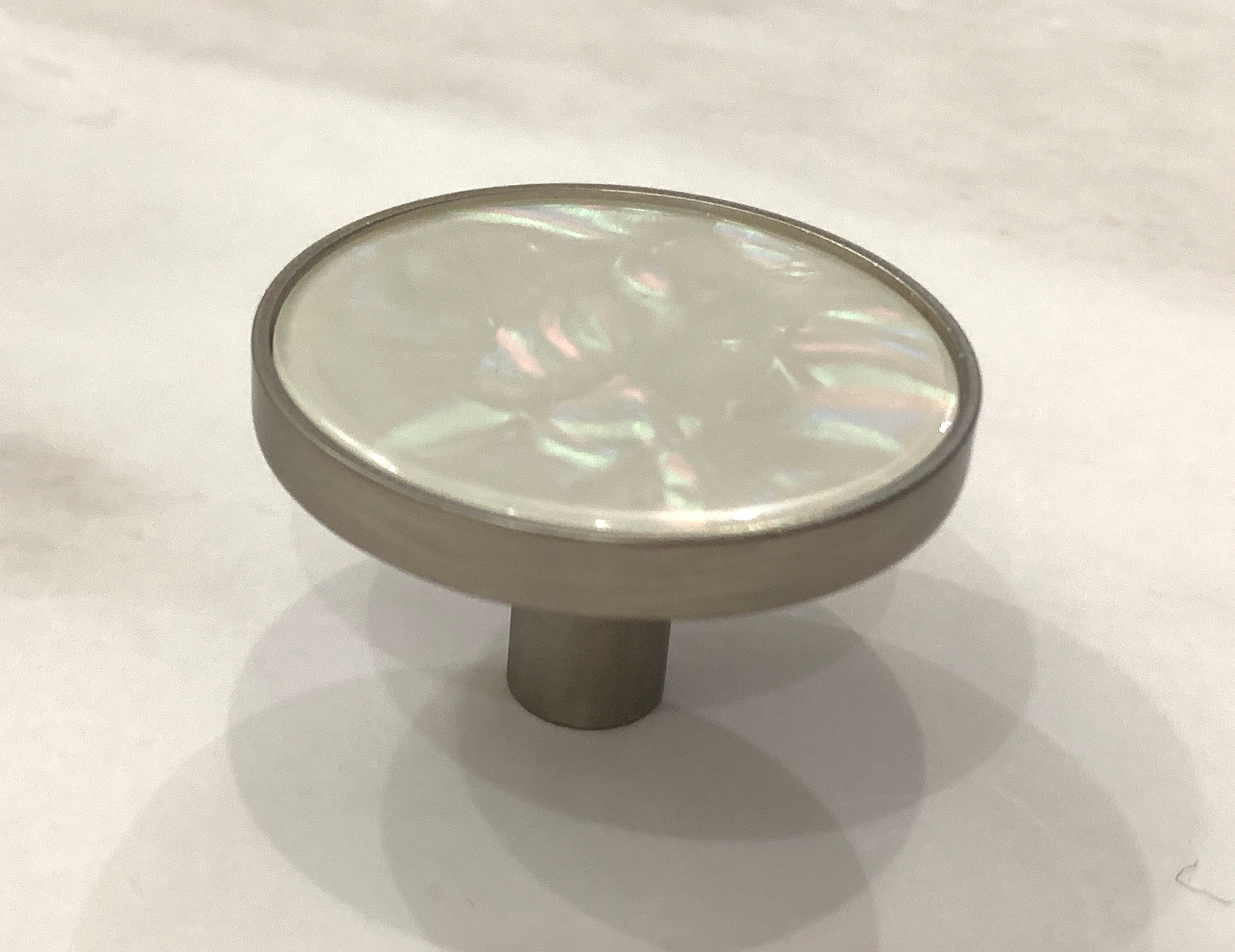 Silver white knob brushed nickel dresser drawer pull cabinet | Etsy