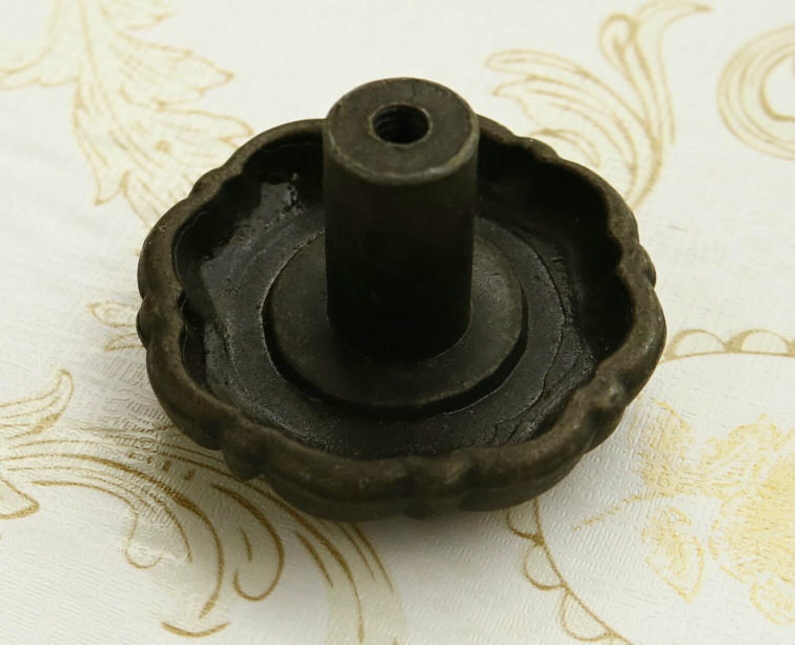 Rustic Dresser Knob Dark Antique Bronze Drawer Knob Kitchen Cabinet ...