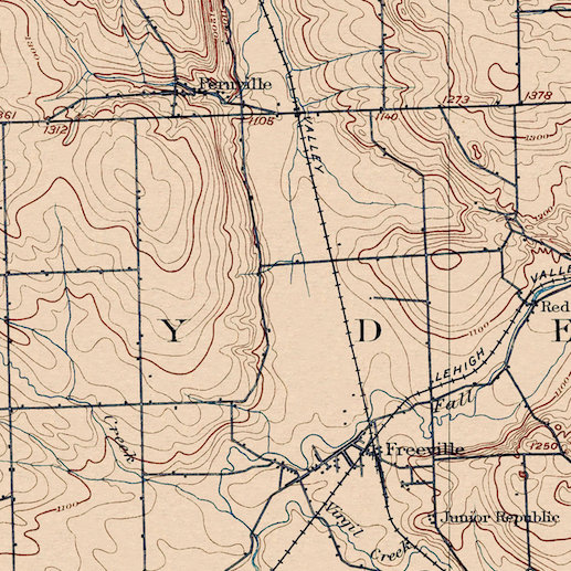 Moravia, NY - Restored Vintage Map - Etsy