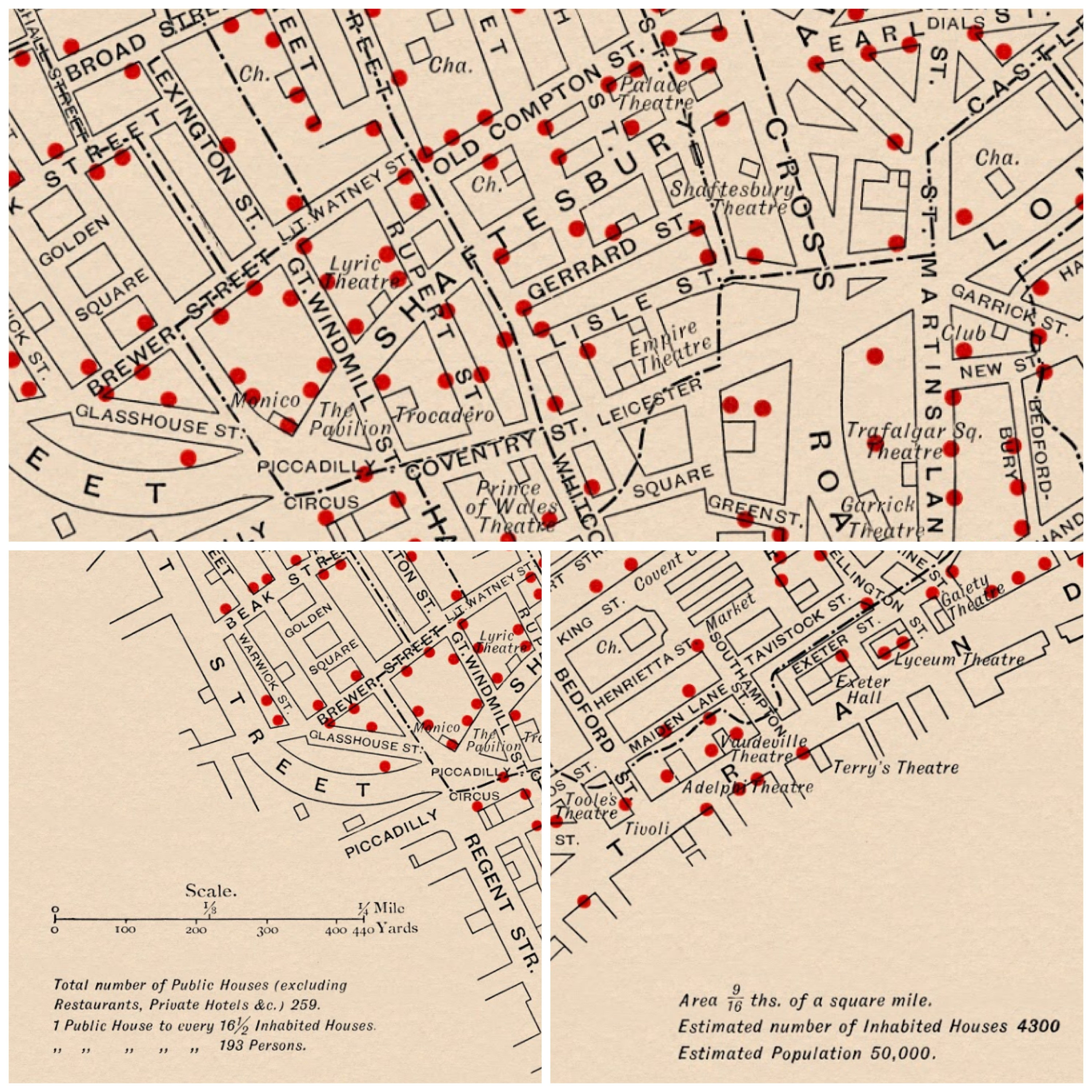 London Pubs - Antique Map of Victorian Era Beer and Lager Locations - Etsy