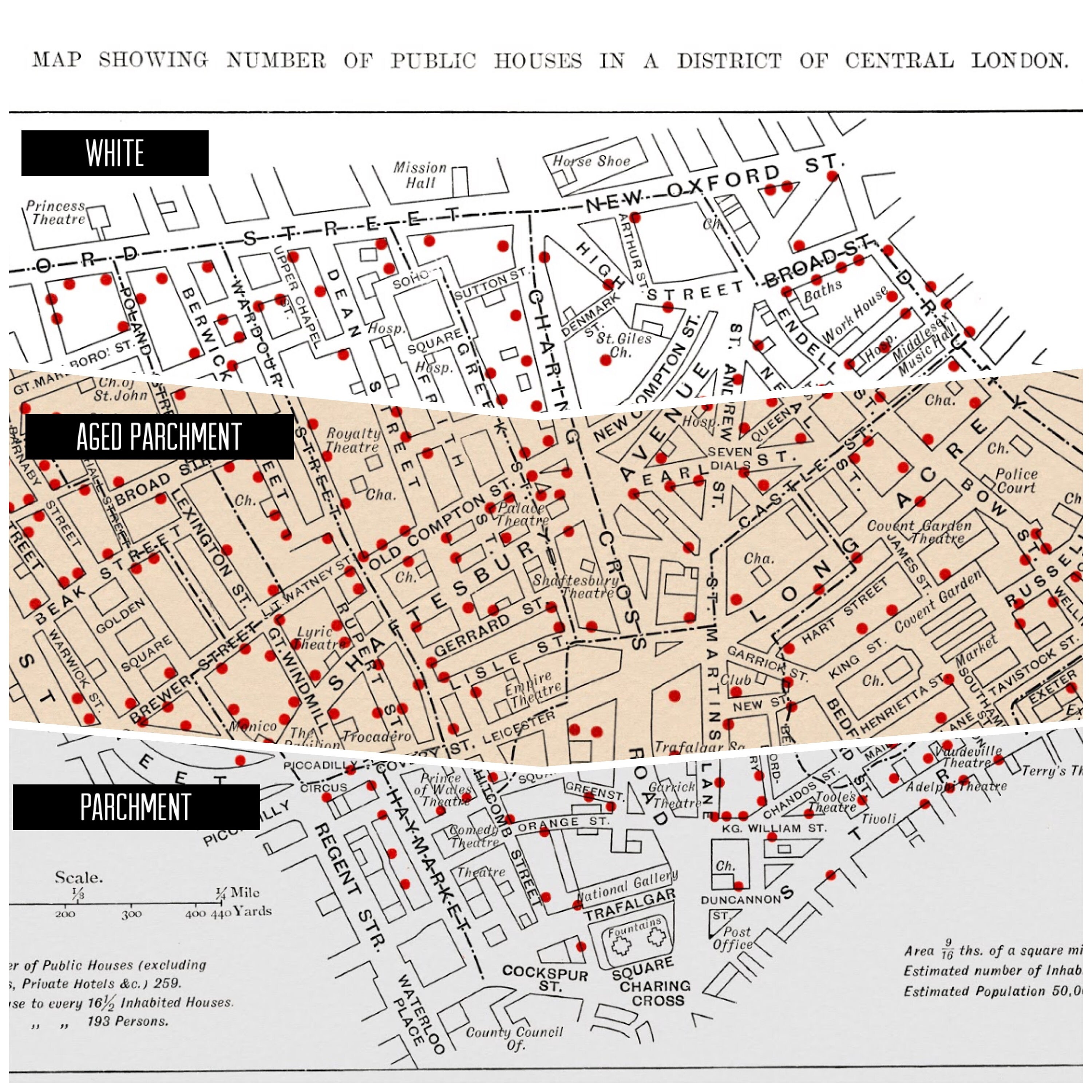 London Pubs - Antique Map of Victorian Era Beer and Lager Locations - Etsy