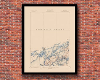 Thousand Islands Map - Etsy
