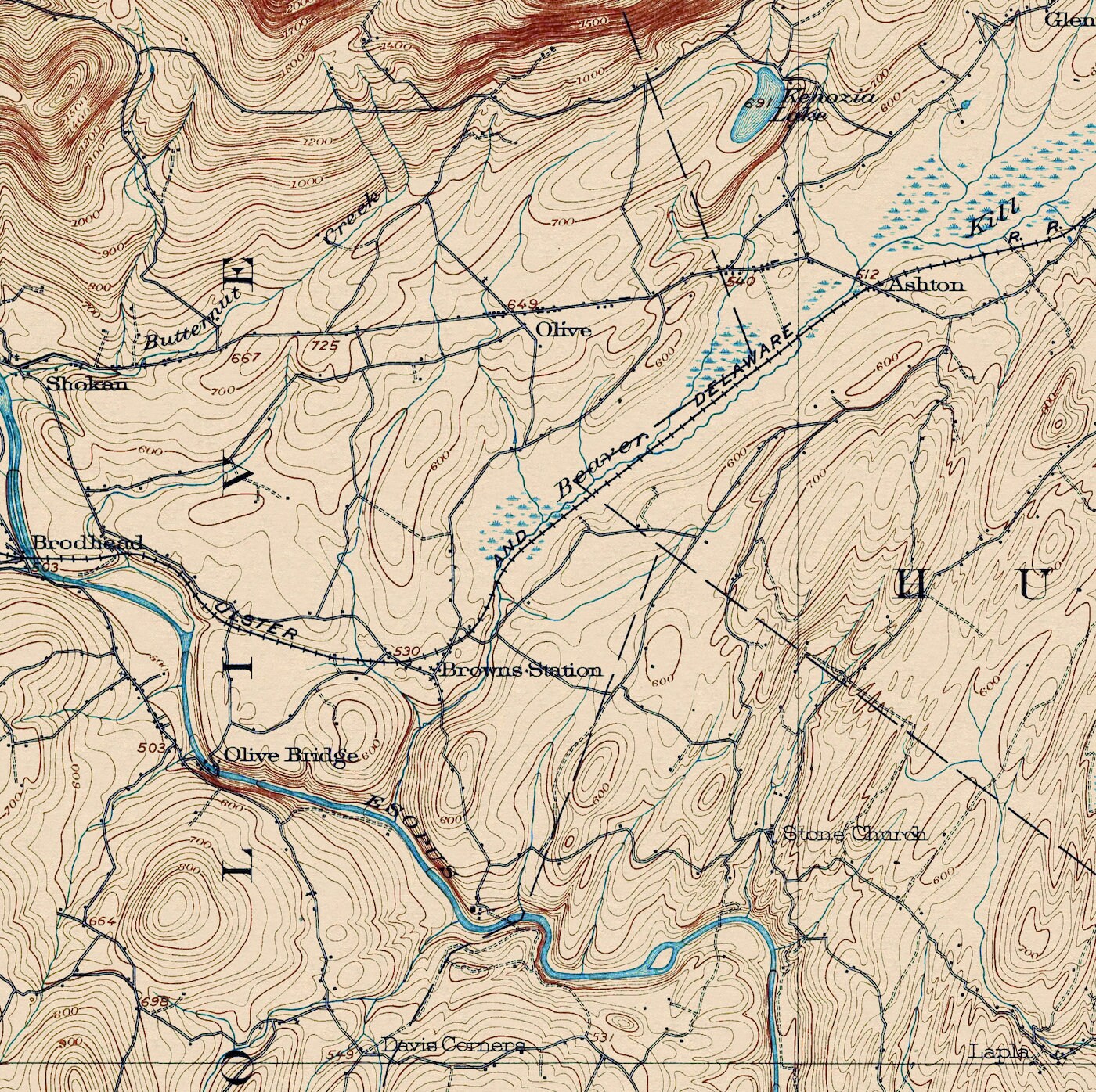 Map Of Rosendale Ny
