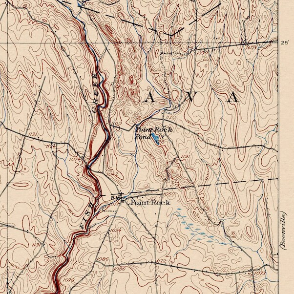 Taberg, NY Restored Vintage Map - Etsy Canada