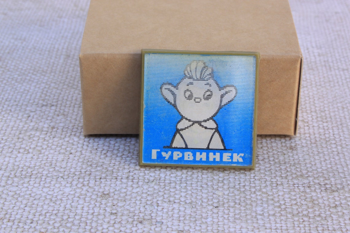 3D Icon Holographic Pin Soviet Vintage Plastic Pin Icon From | Etsy