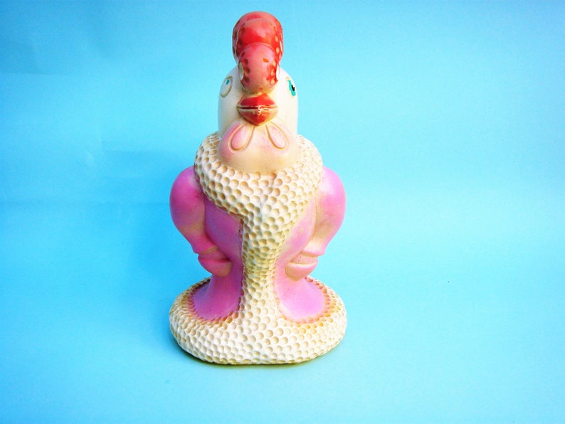 Soviet Vintage Rubber Toy Rooster Vintage Toy Soviet Rubber - Etsy