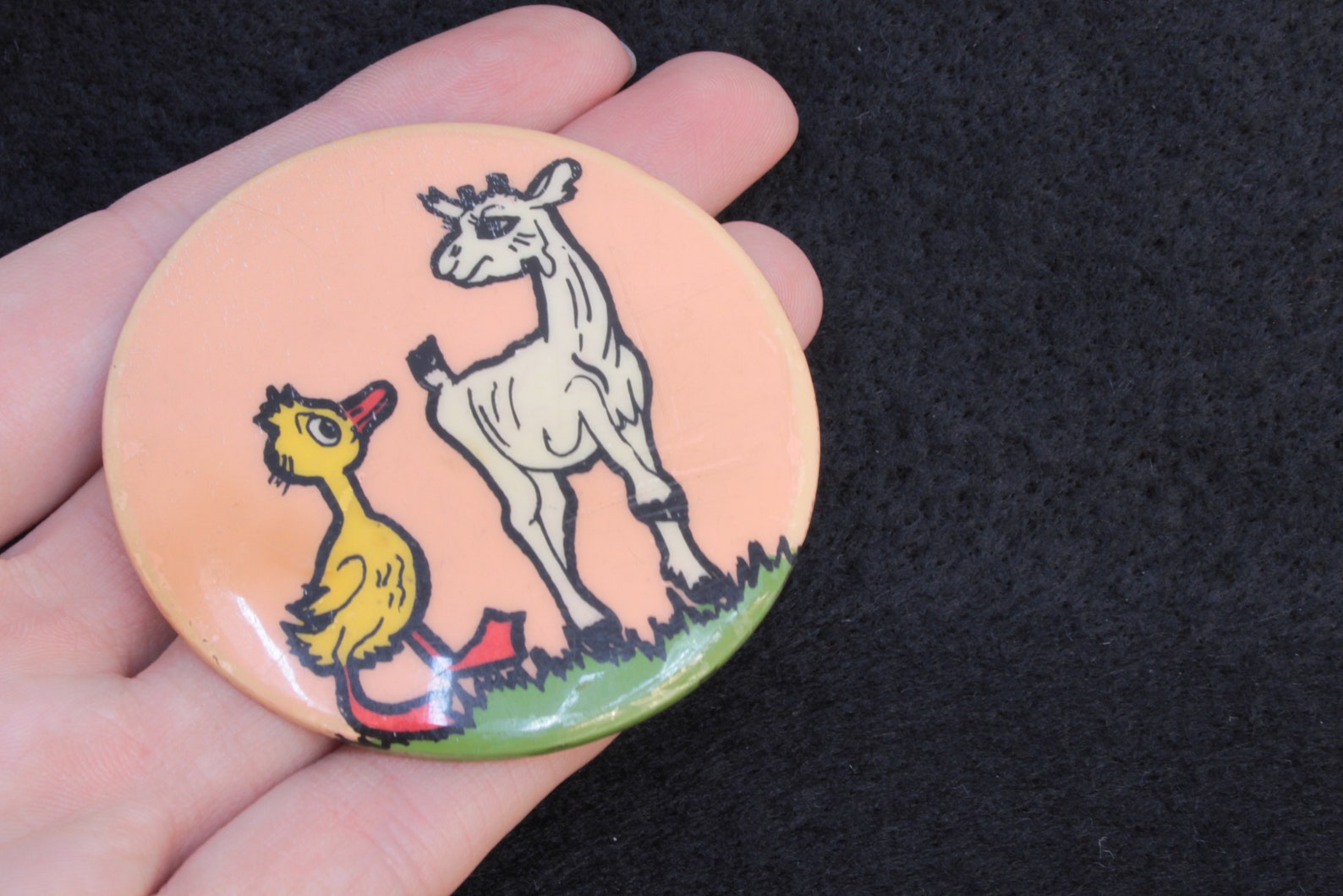 Goat and Duckling From the Soviet Cartoon Goat and Duckling | Etsy