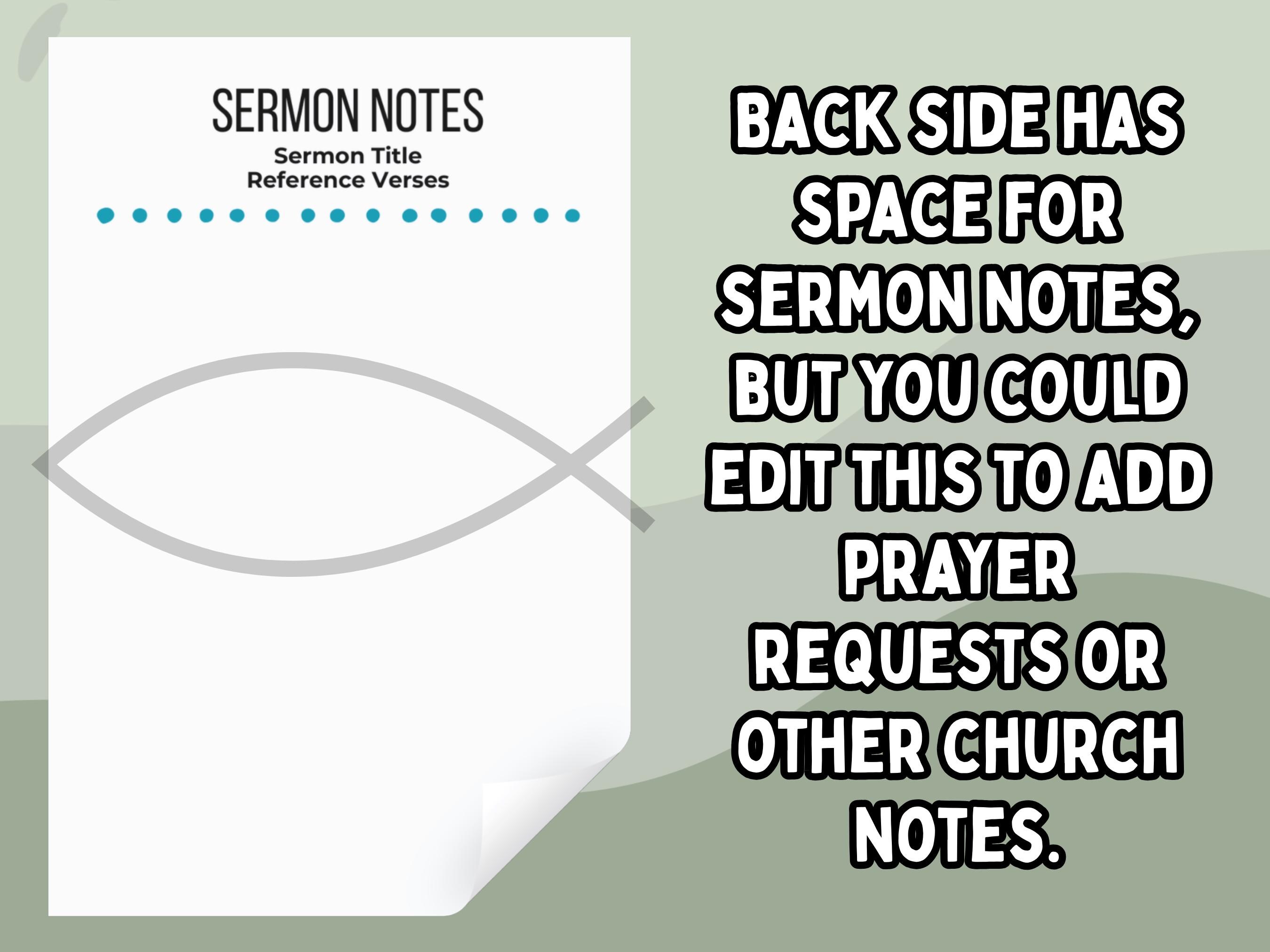 Colorful Editable Church Bulletin Template: Printable Sunday Service ...
