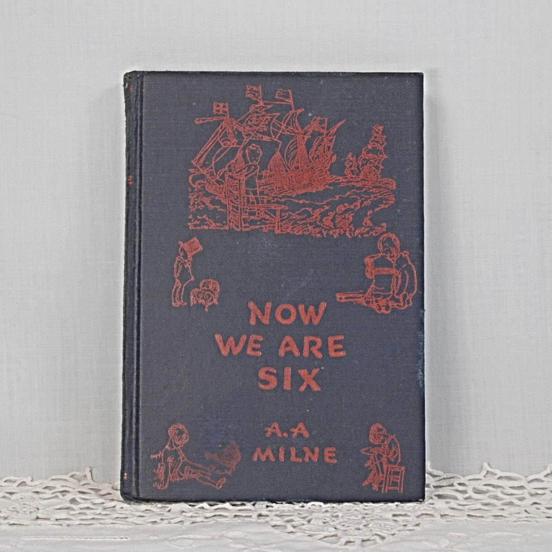 Vintage 1948 Now We Are Six Illustrated Hardcover Book by A A Milne - Etsy