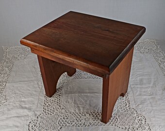 Rustic Footstool - Etsy