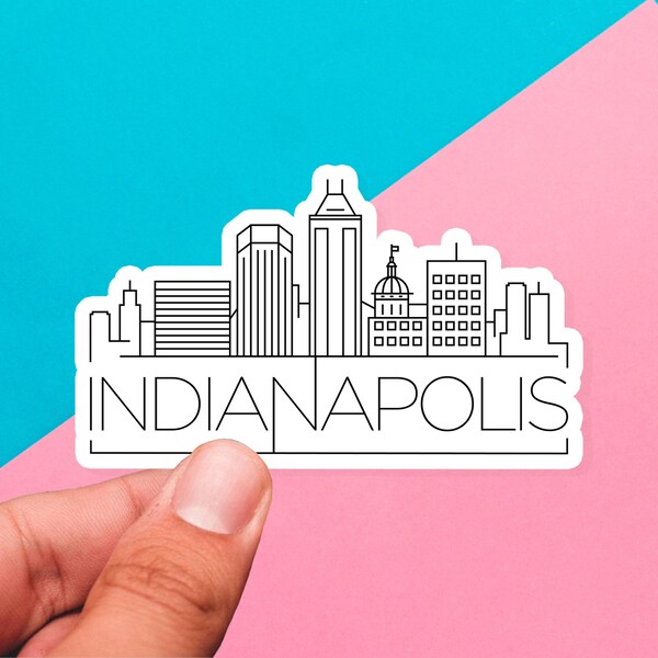 Indianapolis Skyline - Etsy