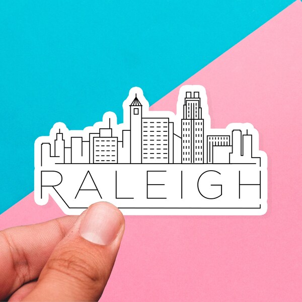 Raleigh Skyline - Etsy
