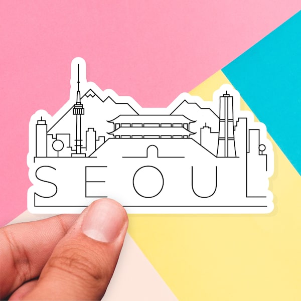 Seoul Skyline - Etsy