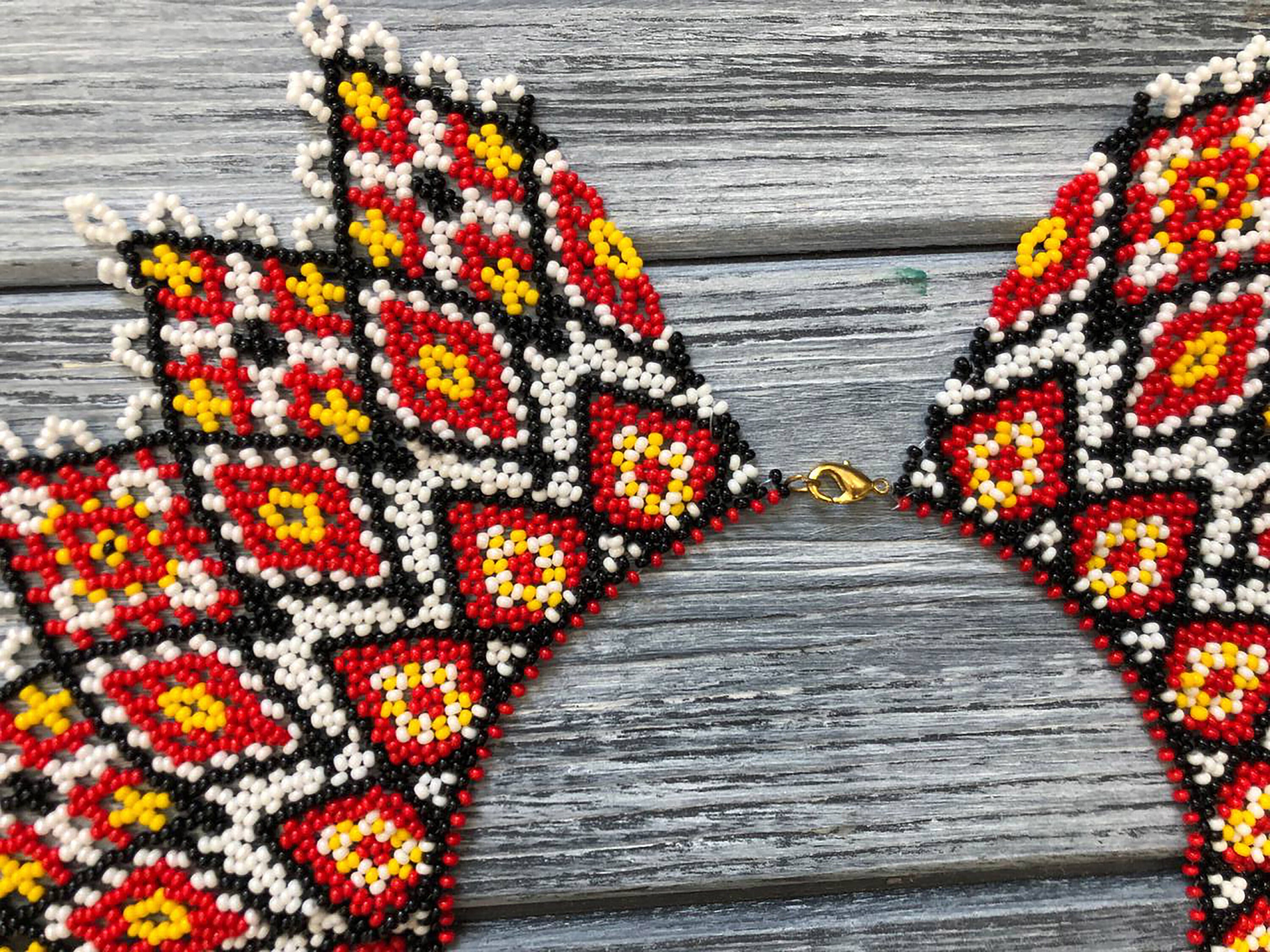 Vyshyvanka Jewelry, Ukrainian Ethnic Necklace, Traditional Necklace ...