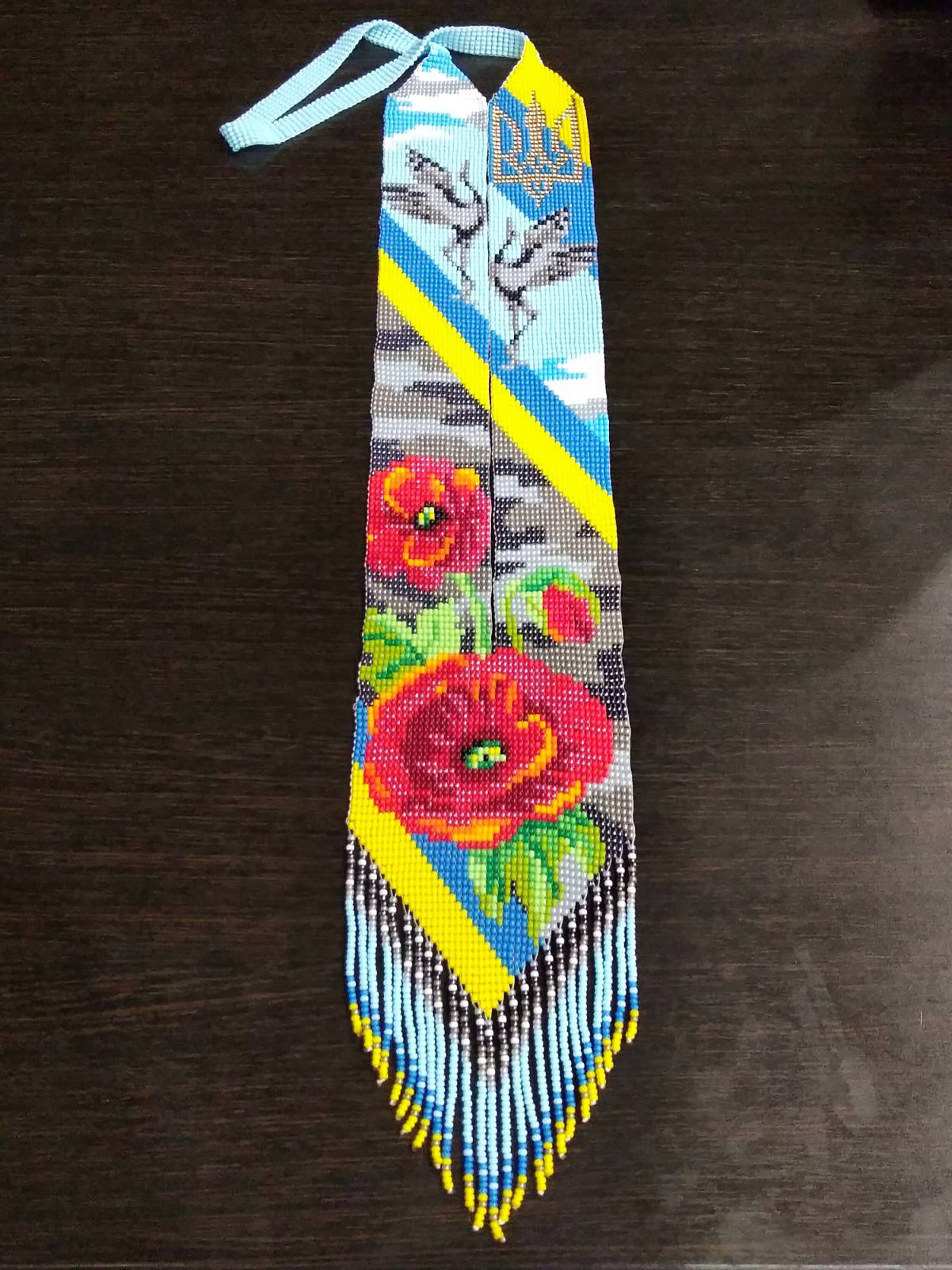 Vyshyvanka Gerdan, Seed Bead Gerdan, Ukraine Gerdan, Gerdan Ornament ...