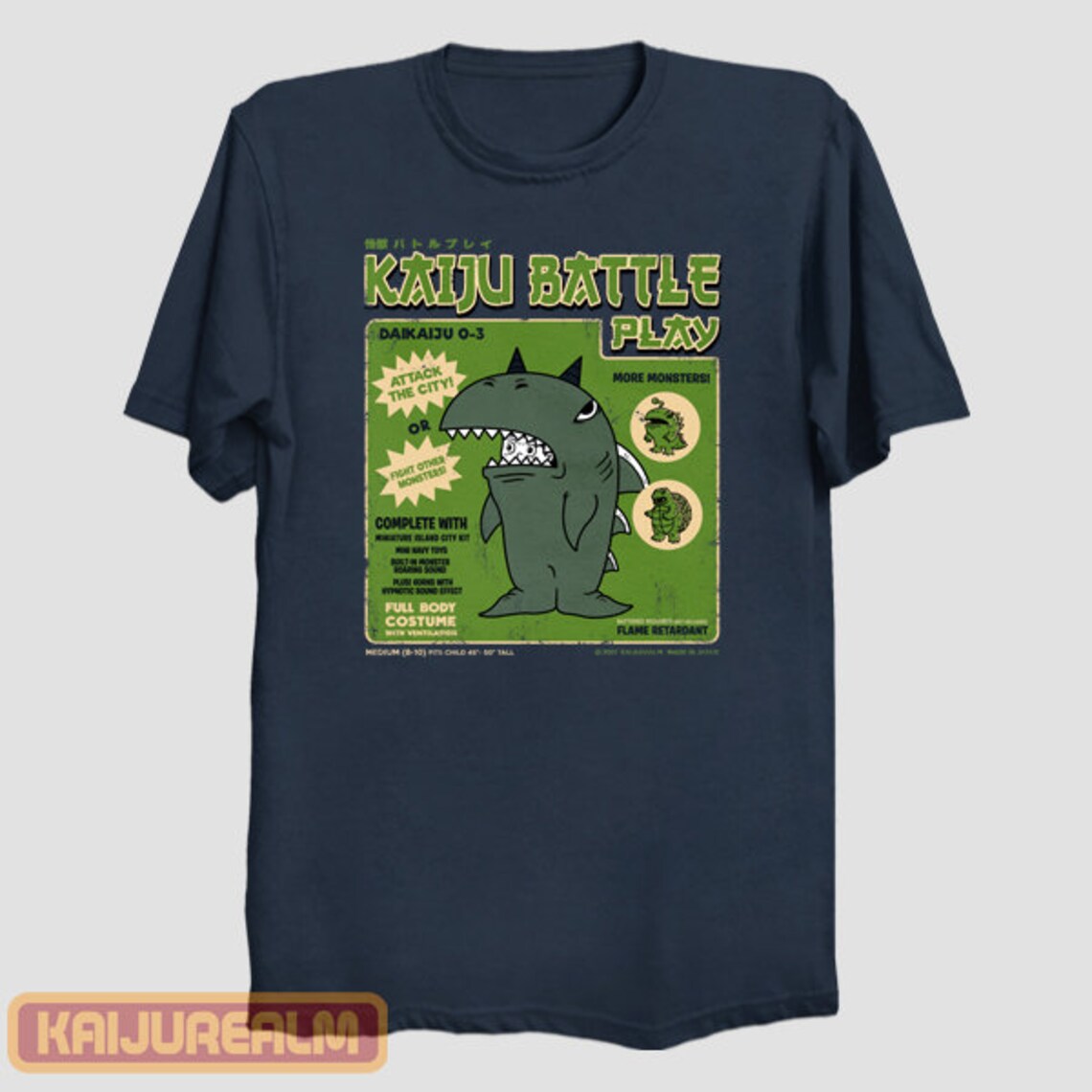 Kaiju Player 3 Retro Kaiju Costume Classic Japanese Tokusatsu Show ...