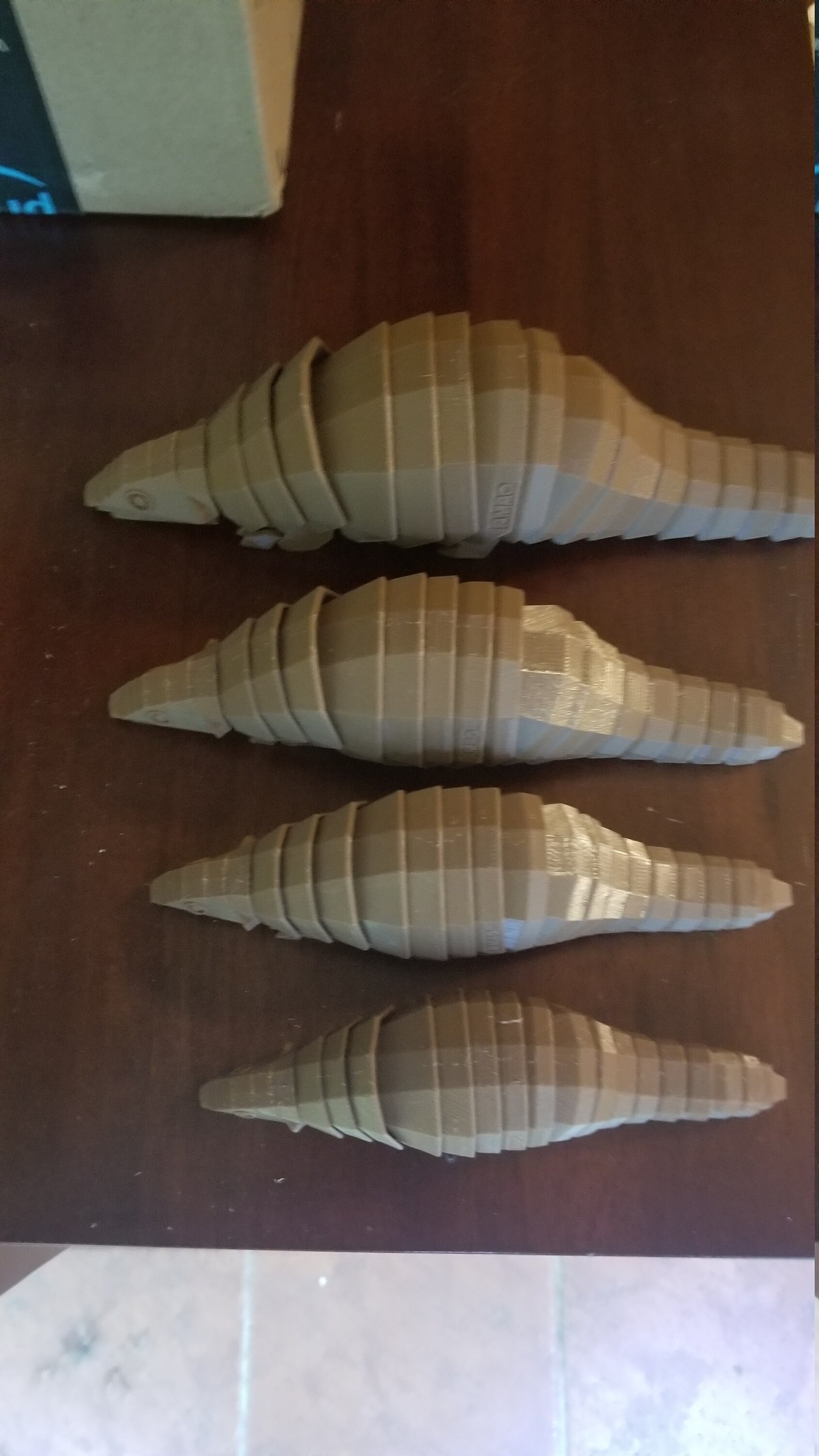 Pangolin Family Toy figure Moveable fidget replica FREE | Etsy