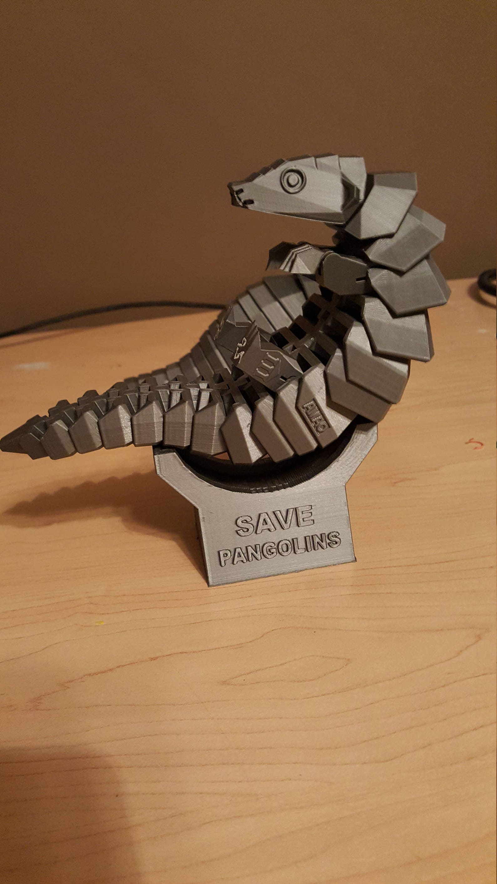 Pangolin Toy Figure Moveable Fidget Replica FREE Shipping - Etsy