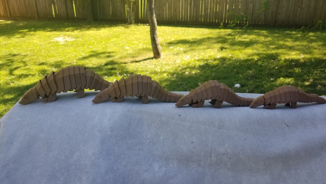 Pangolin family Toy Figure Moveable Fidget Replica FREE Shipping, Toys ...