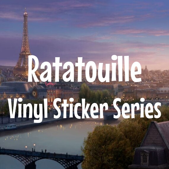 Ratatouille Vinyl Sticker Series - Etsy