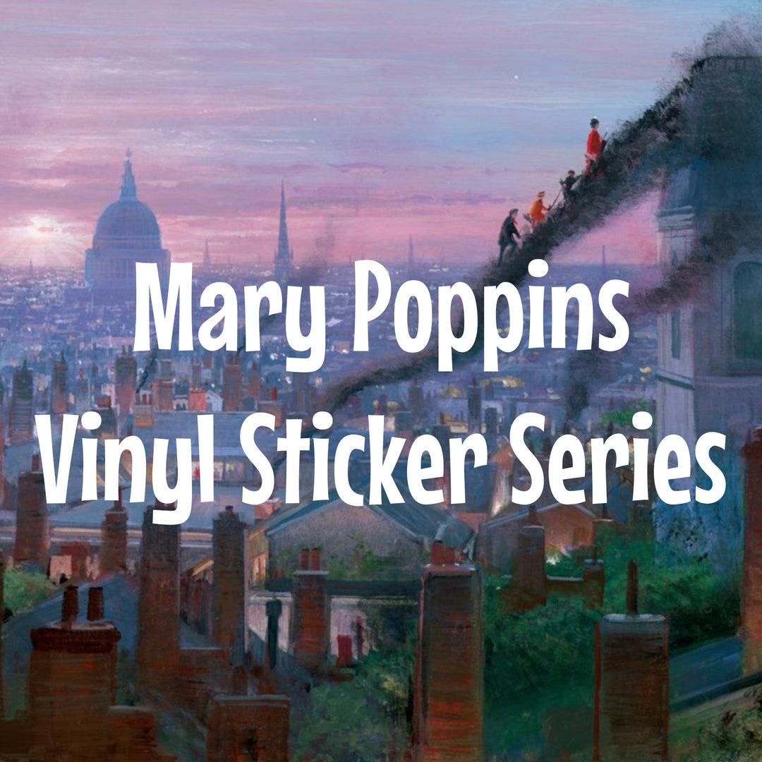 Mary Poppins Vinyl Sticker Series - Etsy