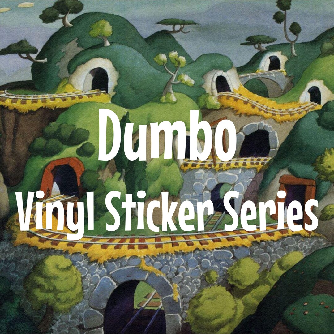 Dumbo Vinyl Sticker Series - Etsy