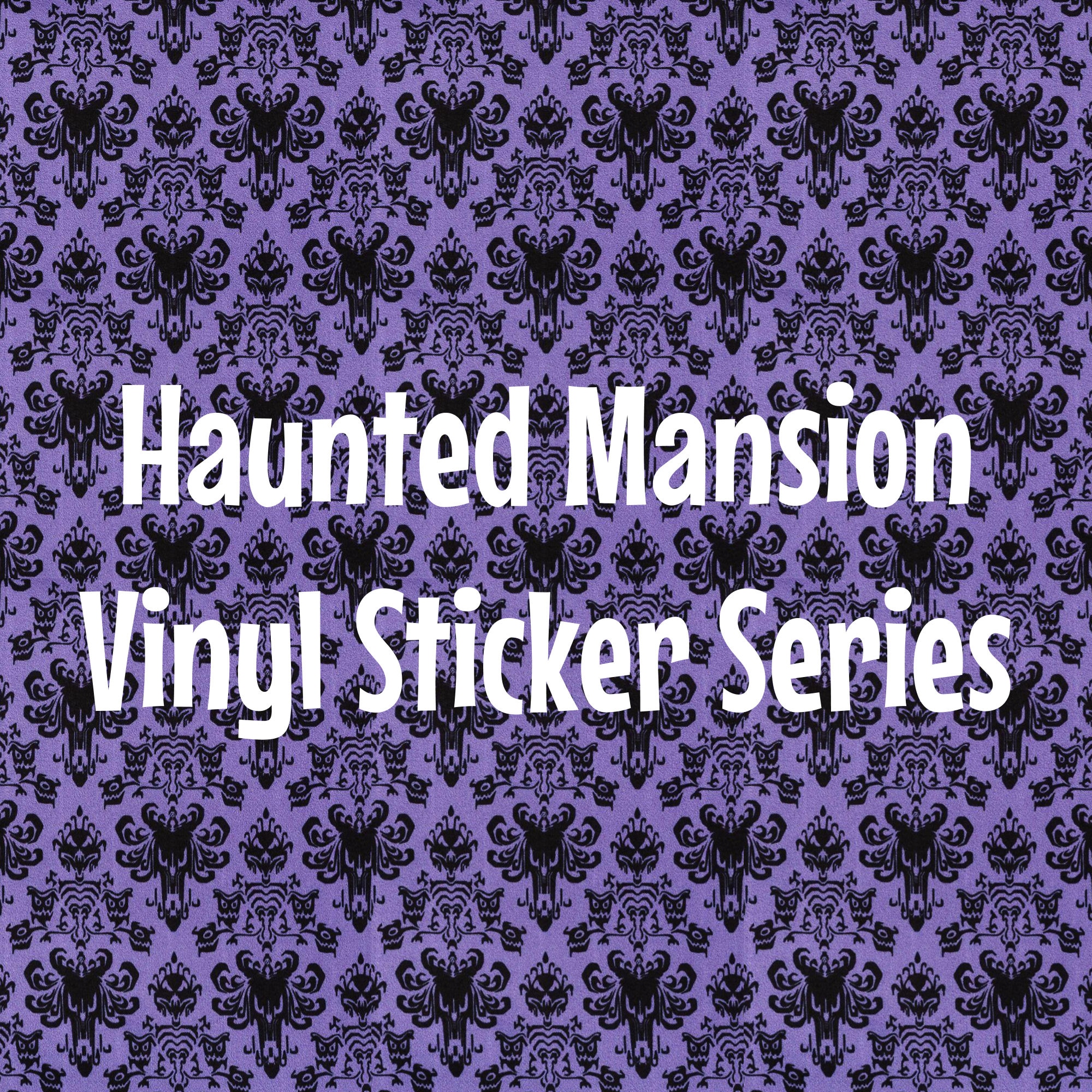 Haunted Mansion Vinyl Sticker Series - Etsy