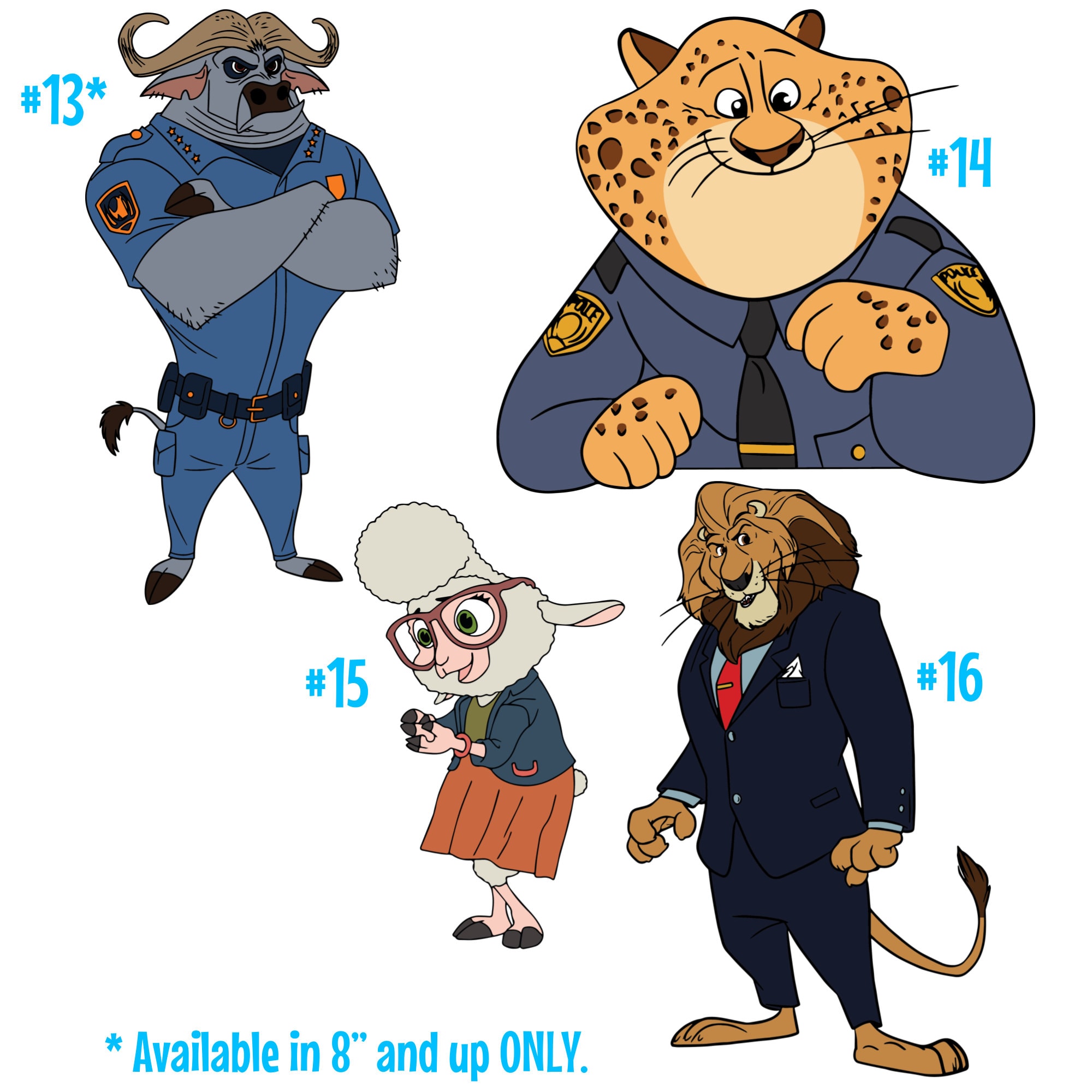 Zootopia Vinyl Sticker Series | Etsy