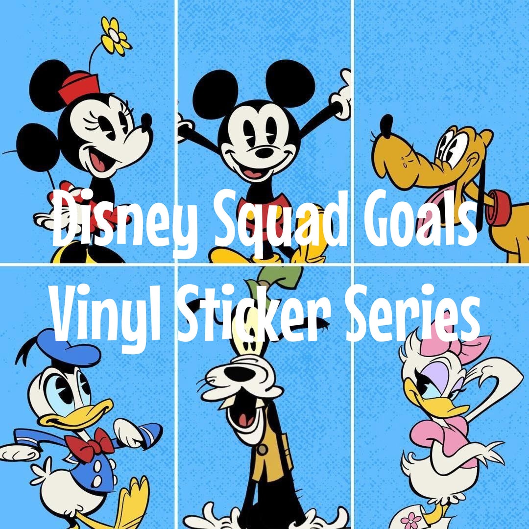 Disney Squad Goals Vinyl Sticker Series - Etsy