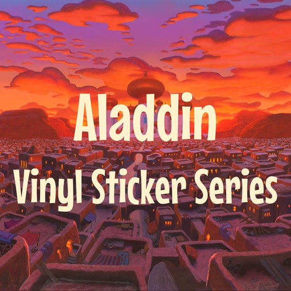 Aladdin Vinyl Sticker Series | Etsy