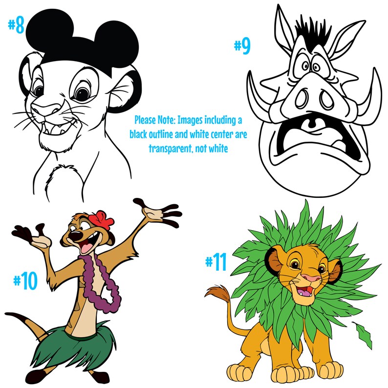 The Lion King Vinyl Sticker Series | Etsy