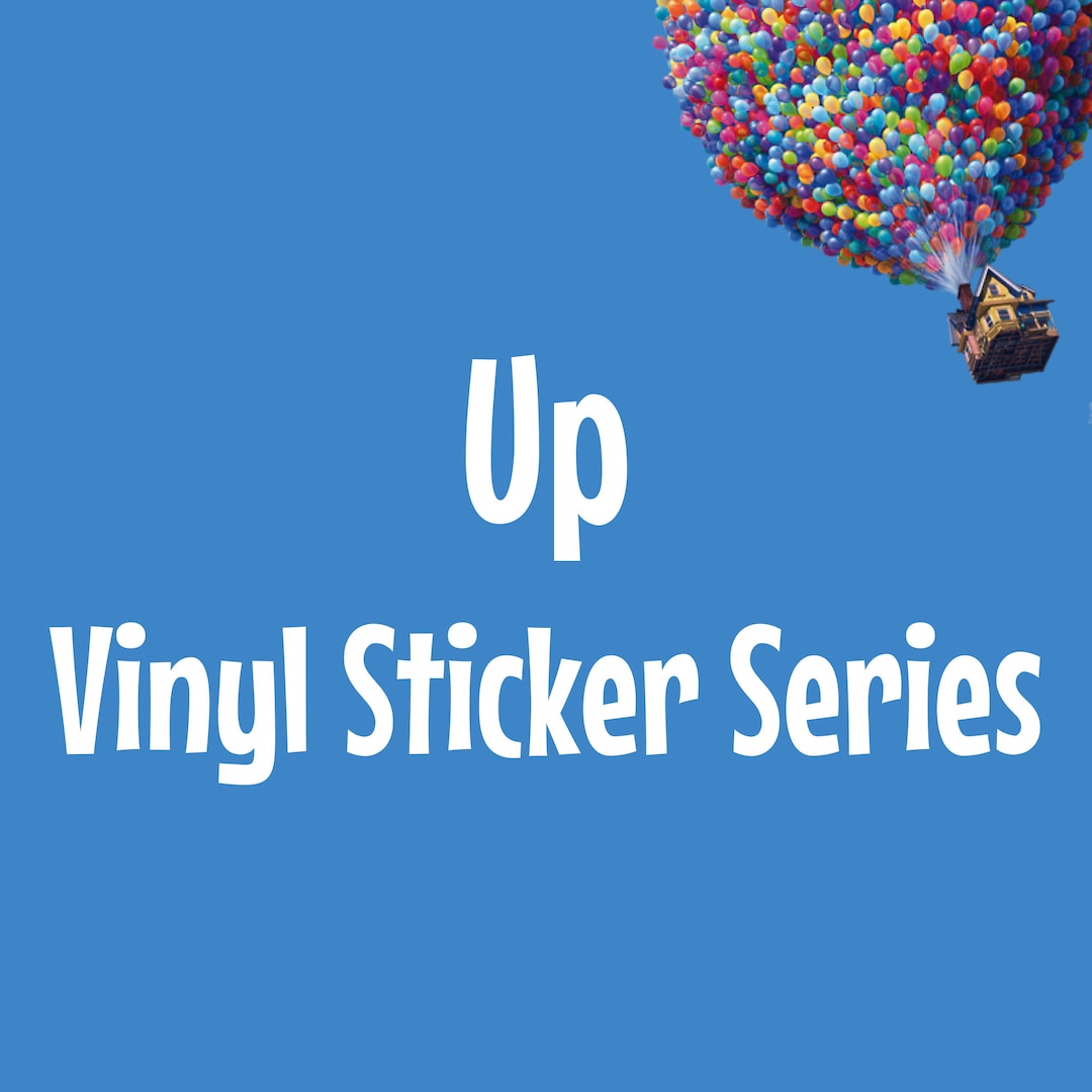 Up Vinyl Sticker Series - Etsy