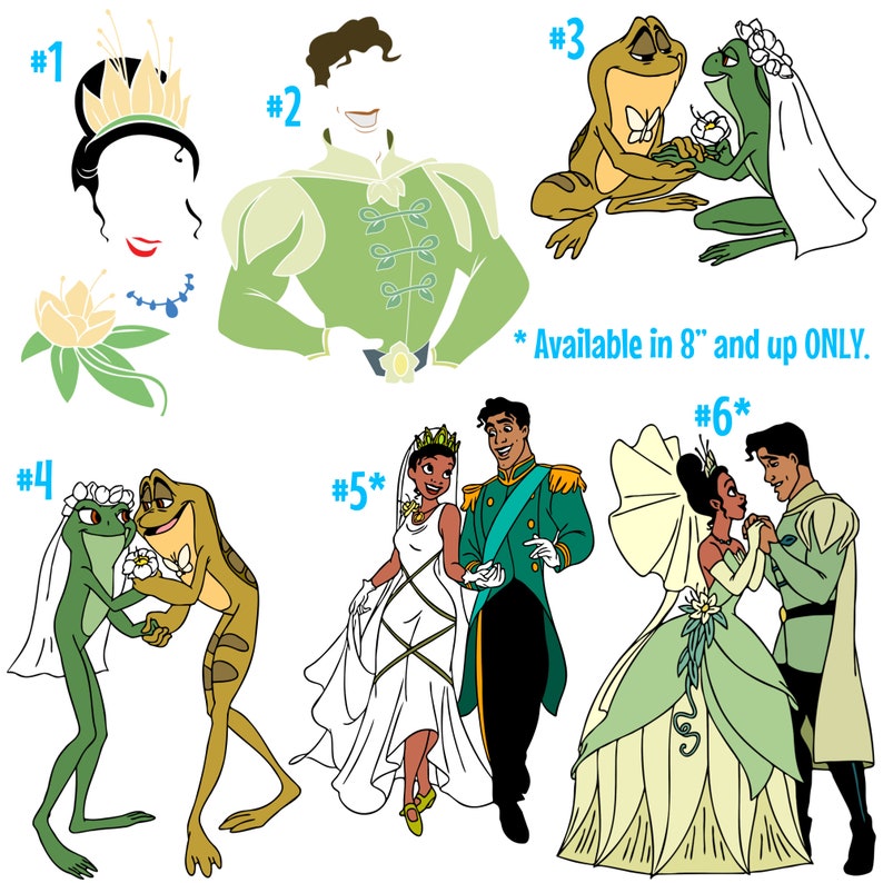 The Princess and the Frog Vinyl Sticker Series - Etsy