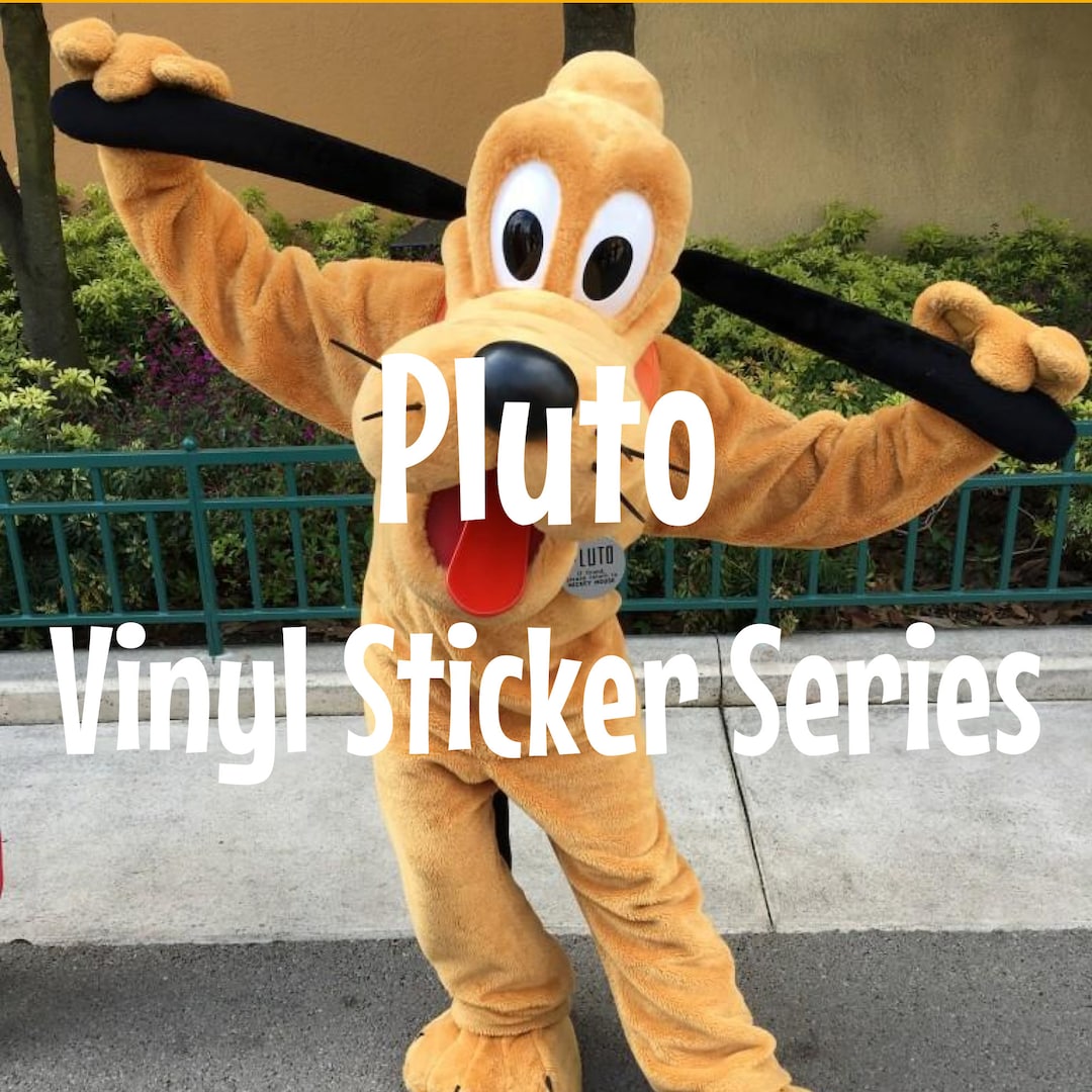 Pluto Vinyl Sticker Series - Etsy