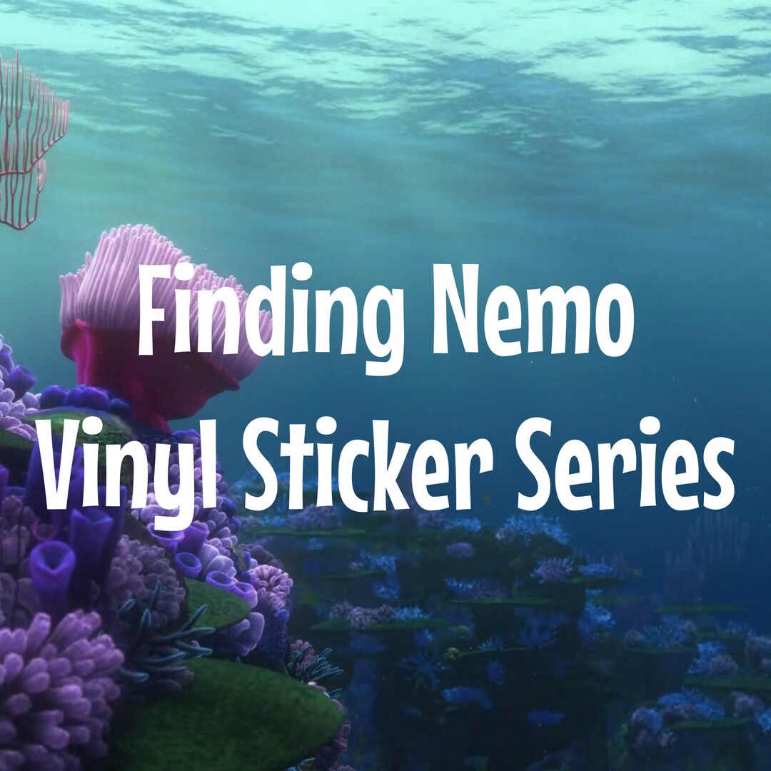 Finding Nemo Vinyl Sticker Series - Etsy