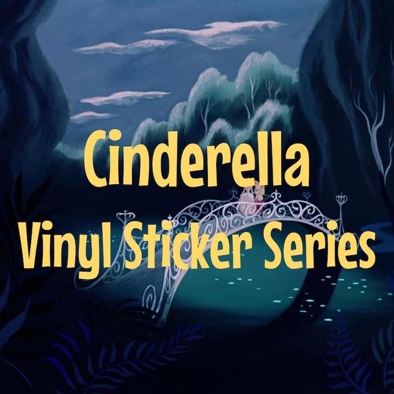 Cinderella Stickers - Etsy