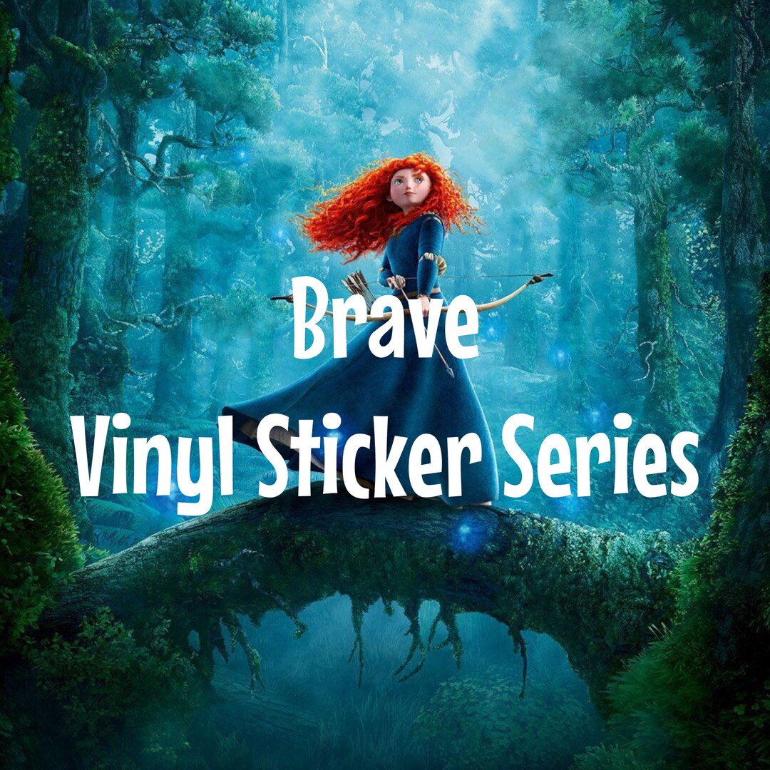 Brave Vinyl Sticker Series - Etsy