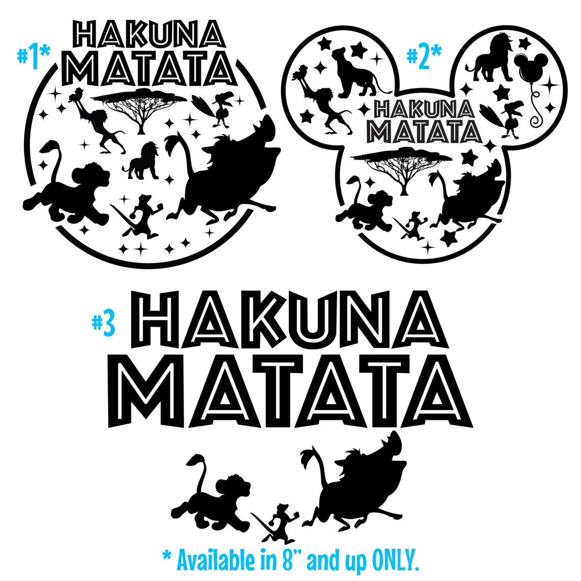 The Lion King Vinyl Sticker Series | Etsy