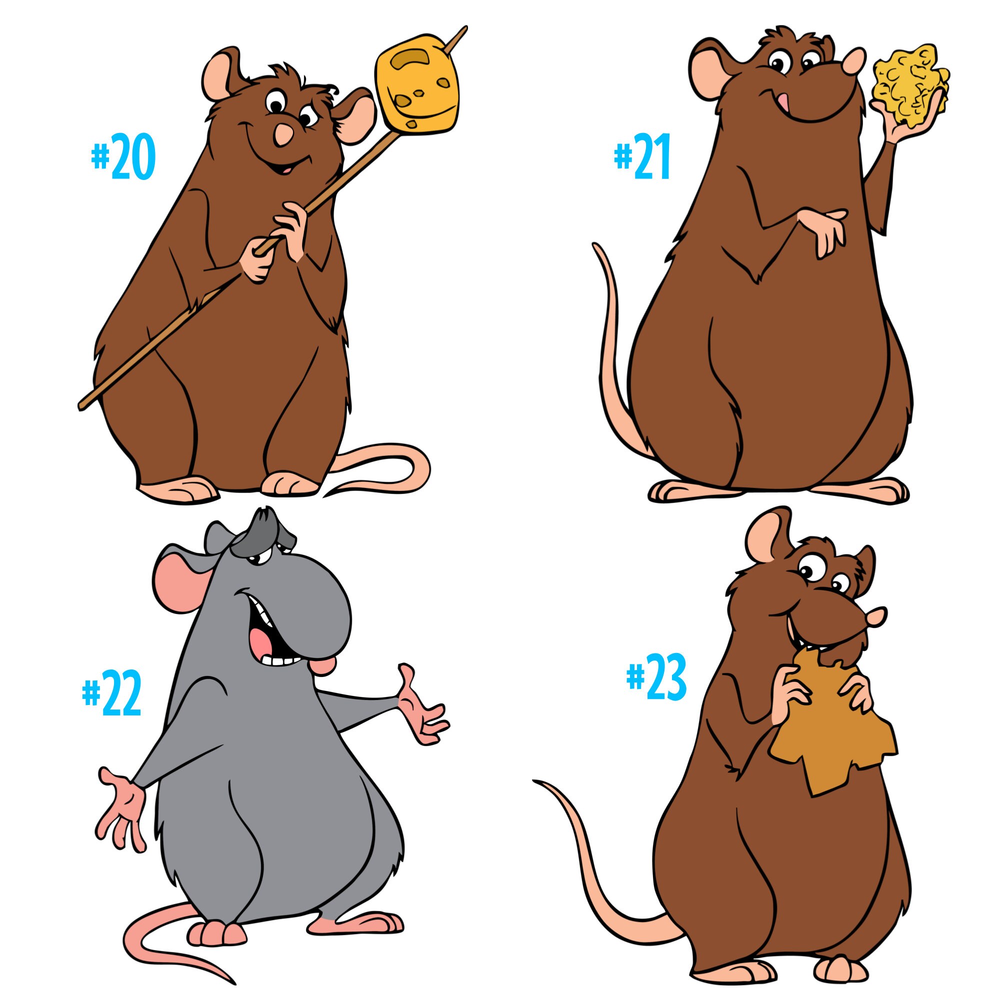Ratatouille Vinyl Sticker Series - Etsy