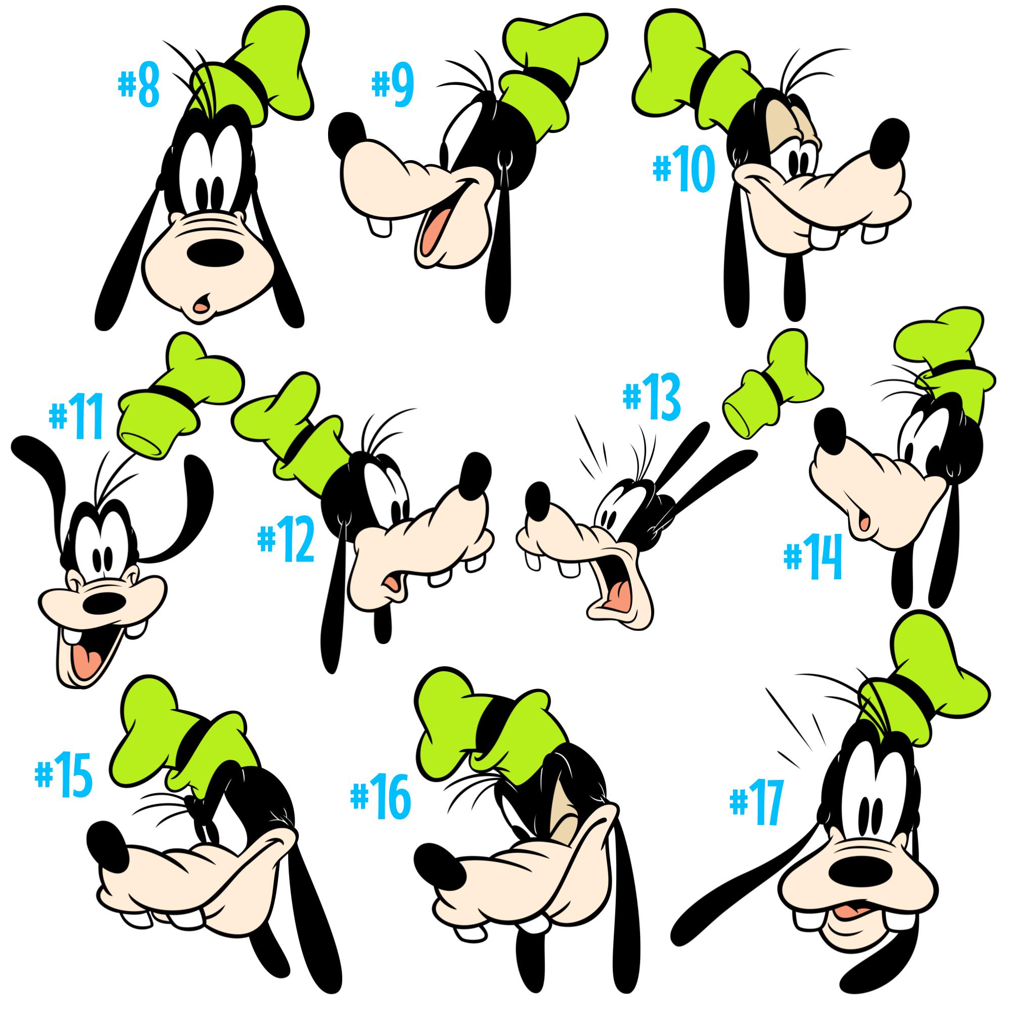 Goofy Vinyl Sticker Series - Etsy