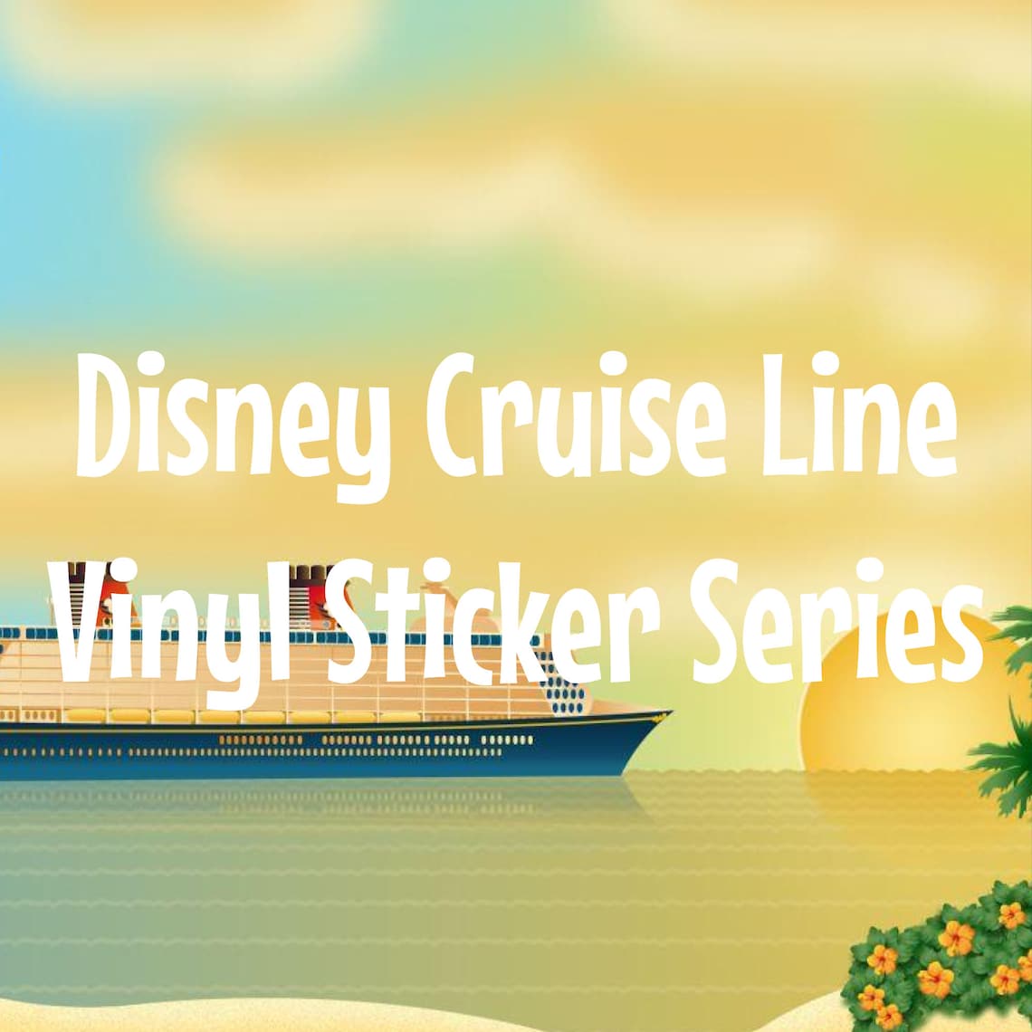 Disney Cruise Line Vinyl Sticker Series - Etsy