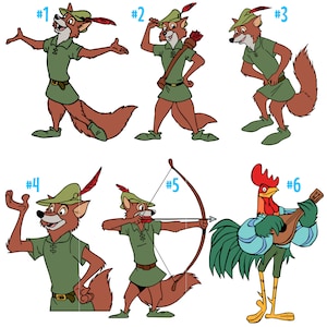 Robin Hood Vinyl Sticker Series - Etsy