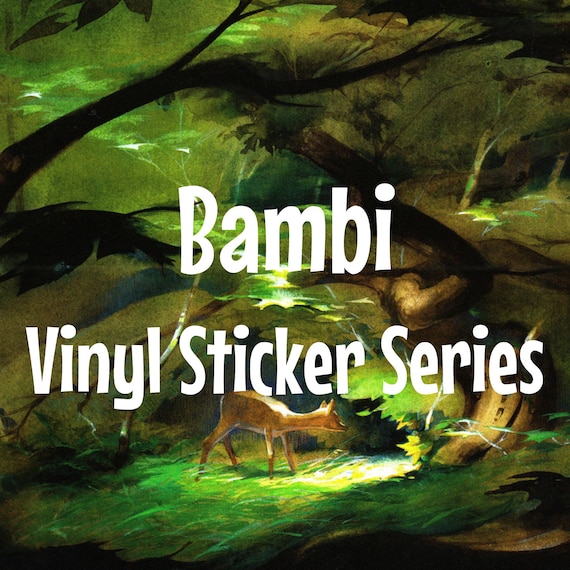 Bambi Vinyl Sticker Series | Etsy