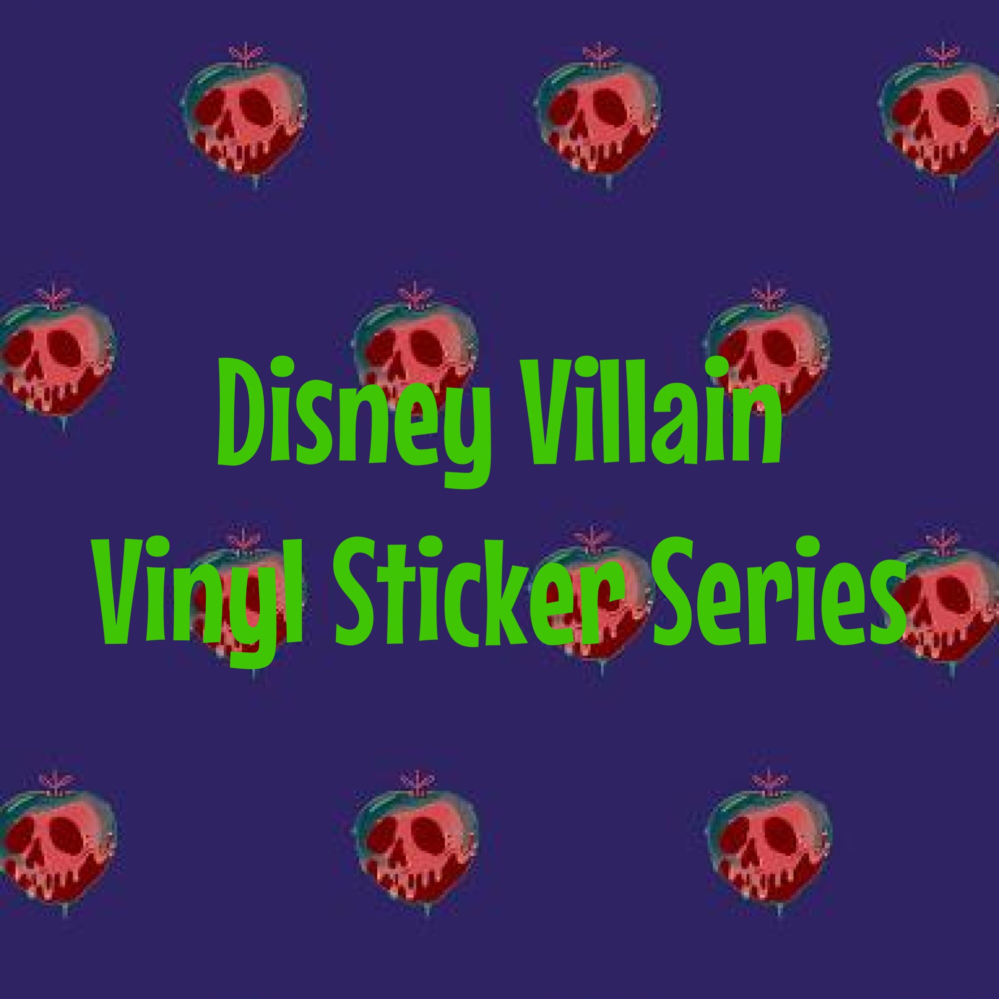 Disney Villain Vinyl Sticker Series | Etsy